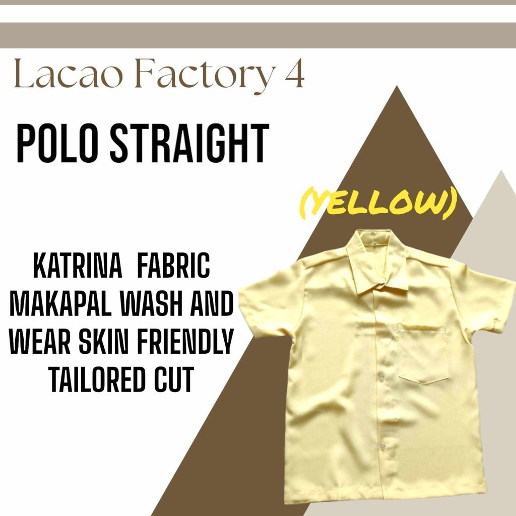 hLf4 School Uniform Polo Uniform Wash and Wear Polo Straight School ...