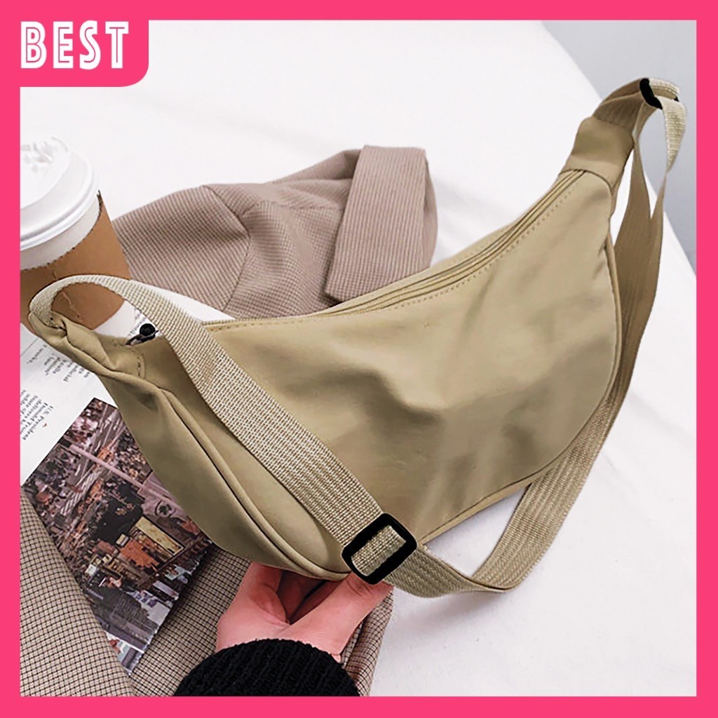 B093 Women Sling Bag Viral Round mini Shoulder Bag Hobo Bag Dumpling ...