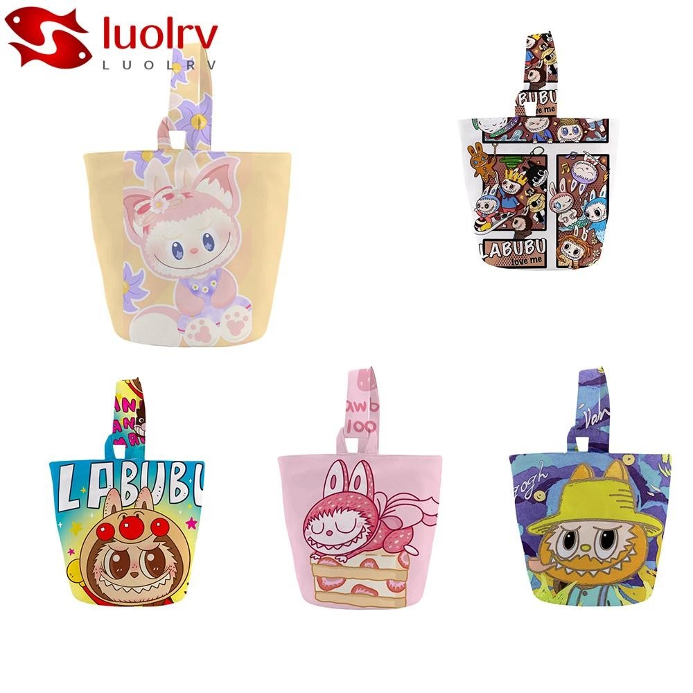 LUOLRV Labubu Handbag Bag, Magnetic Buckle Thermal Transfer Labubu ...