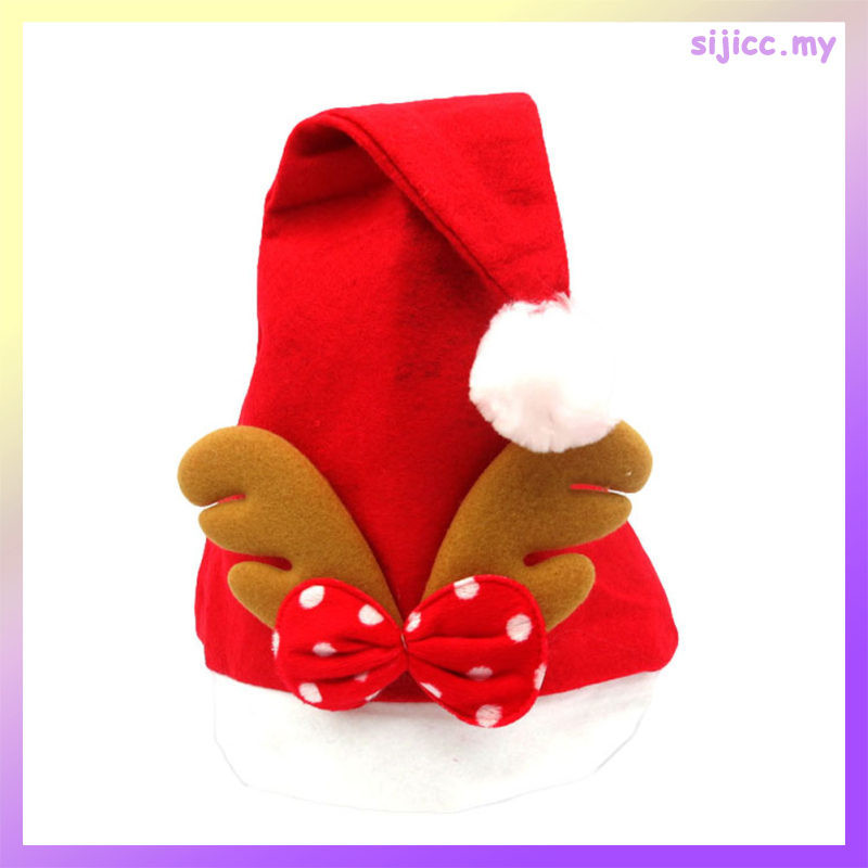 Santa Elf Hat Christmas Hats for Kids Cap Cartoon Elk Child sijicc ...