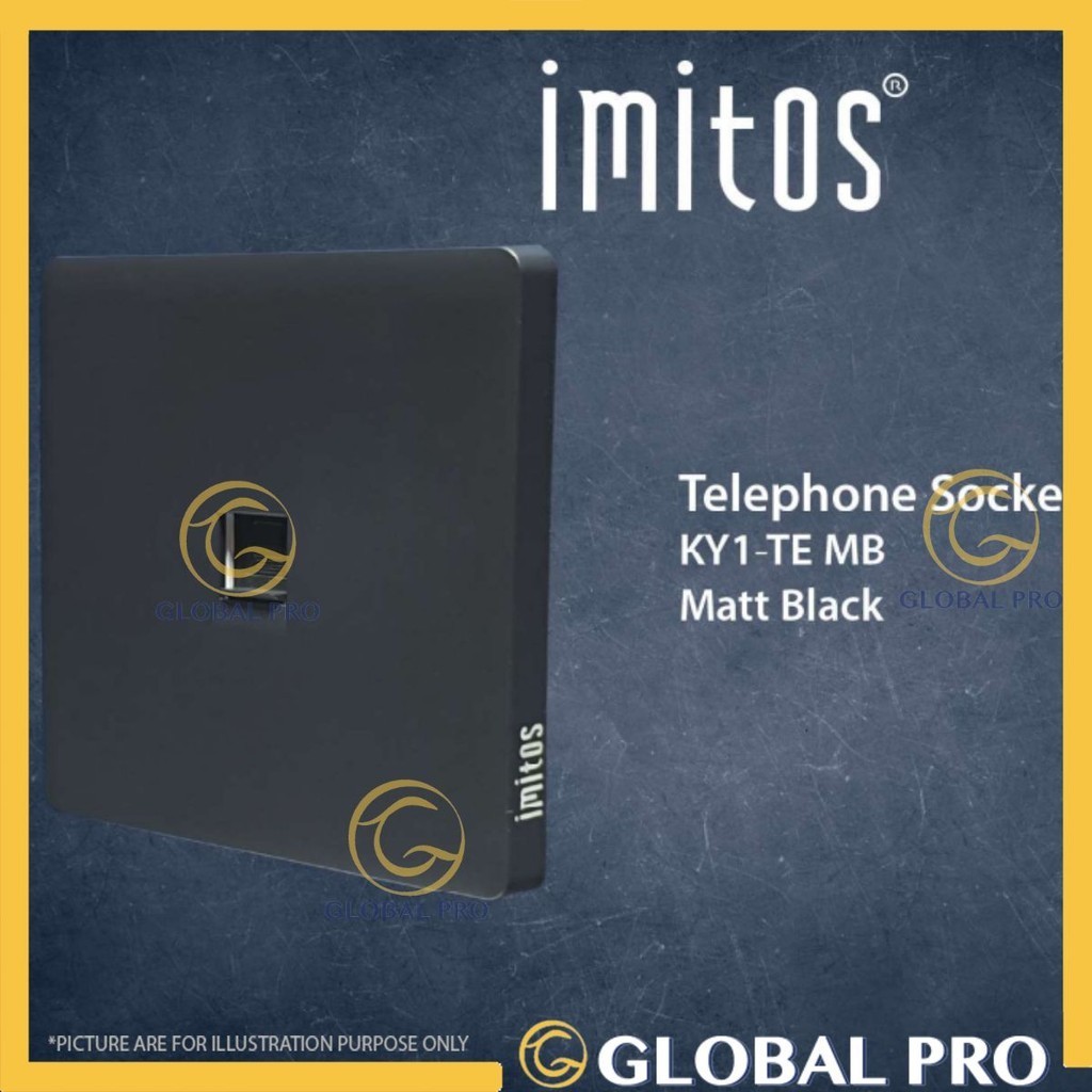 SIRIM IMITOS BR SERIES Full Black Series Switch Socket Switches Wall ...