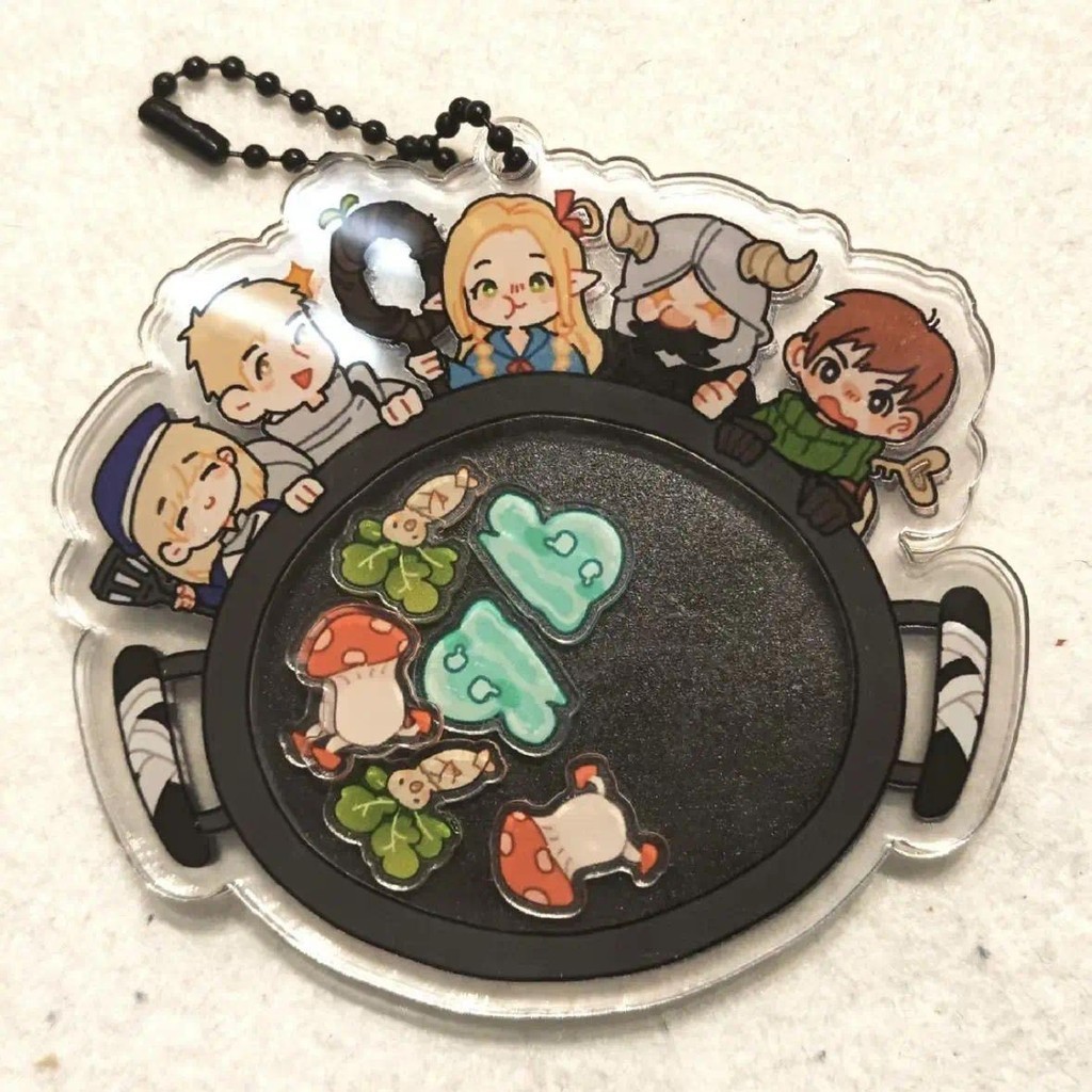 Dungeon Meshi Shake Acrylic Keychain Women Laius Marsilla Senshi Key ...