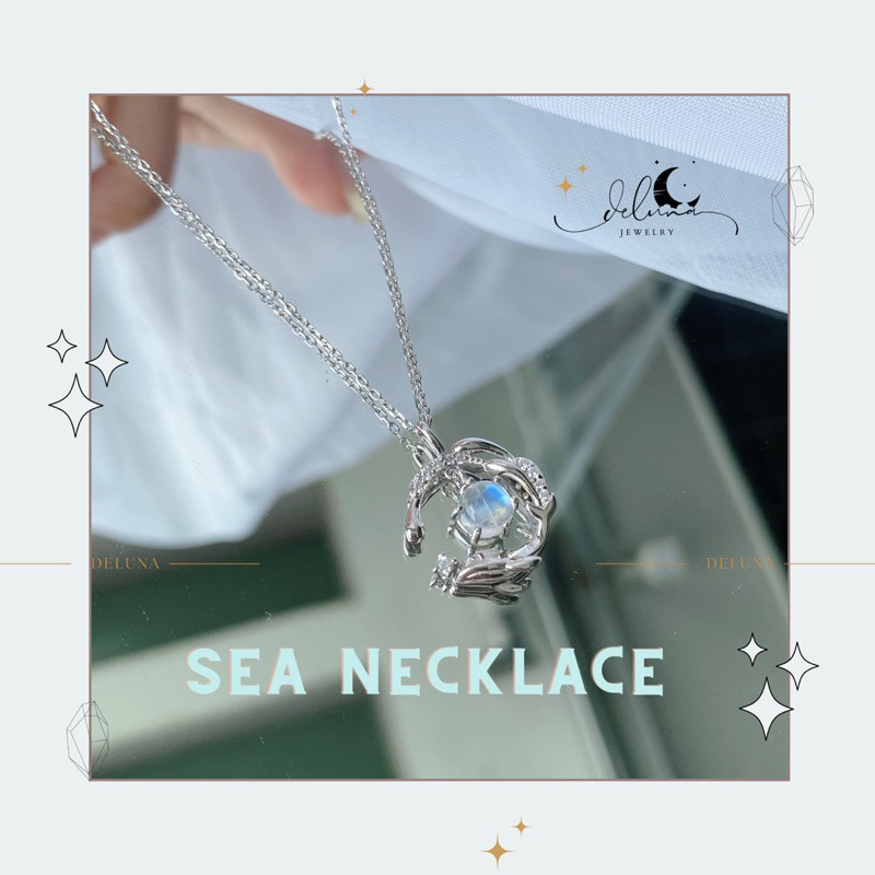 Moonstone Sea De Luna Necklace | Shopee Malaysia