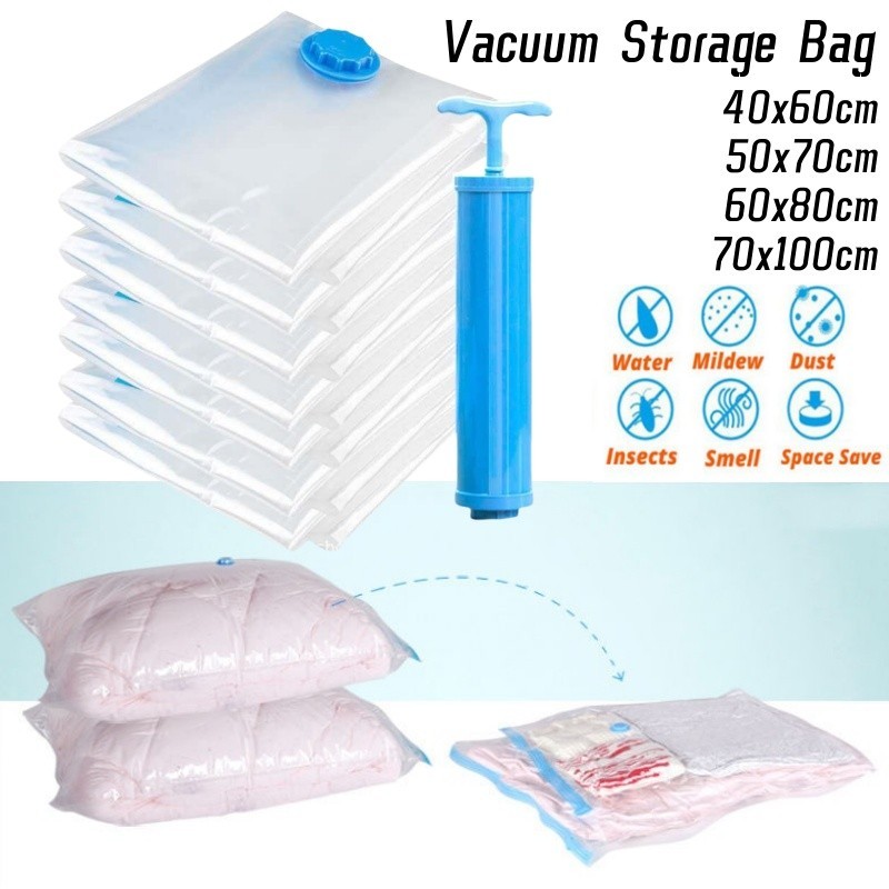 Vacuum Bag Travel Storage Bag Clothes Organization Vacuum Storage Bag ...