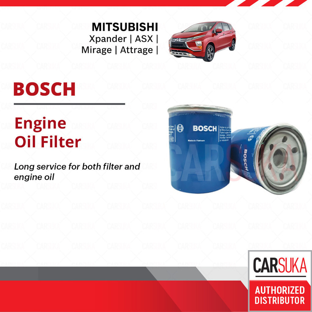 Bosch Oil Filter for Mitsubishi ASX Mirage Attrage Xpander | Shopee ...