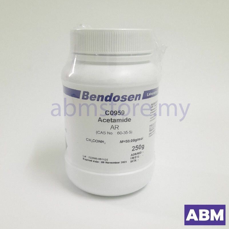 Acetamide AR, Bendosen (250g), CAS No 60-35-5 | Shopee Malaysia