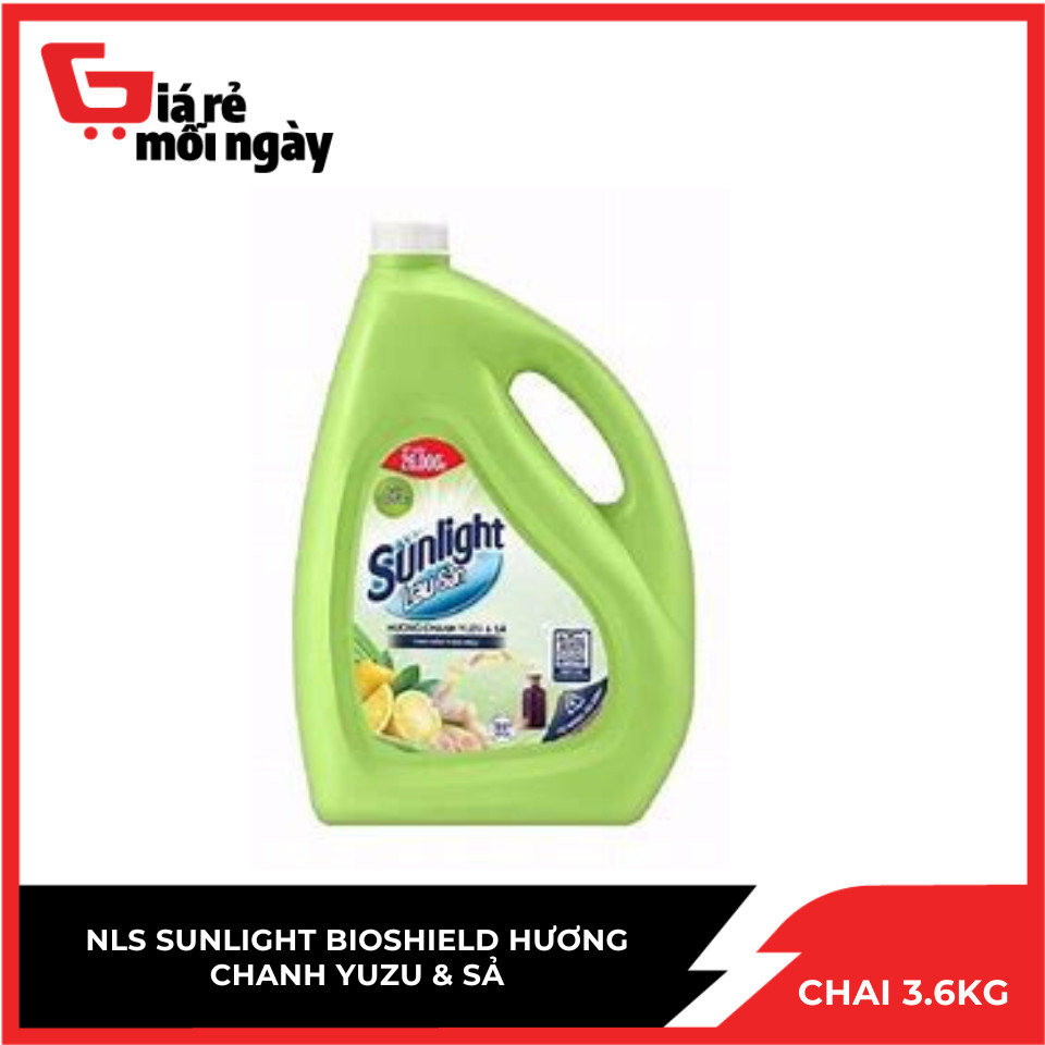 Sunlight BIOSHIELD Lemongrass & Lemongrass Floor Cleaner 3.6kg | Shopee ...