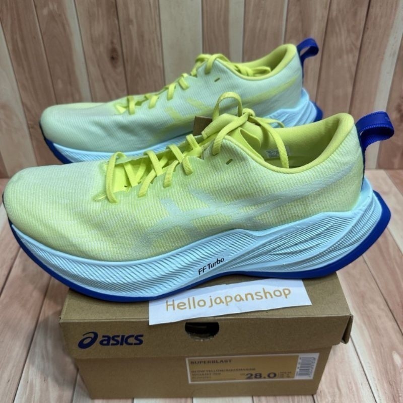 (asics) superblast running shoes shop Japan label box P2YC | Shopee ...