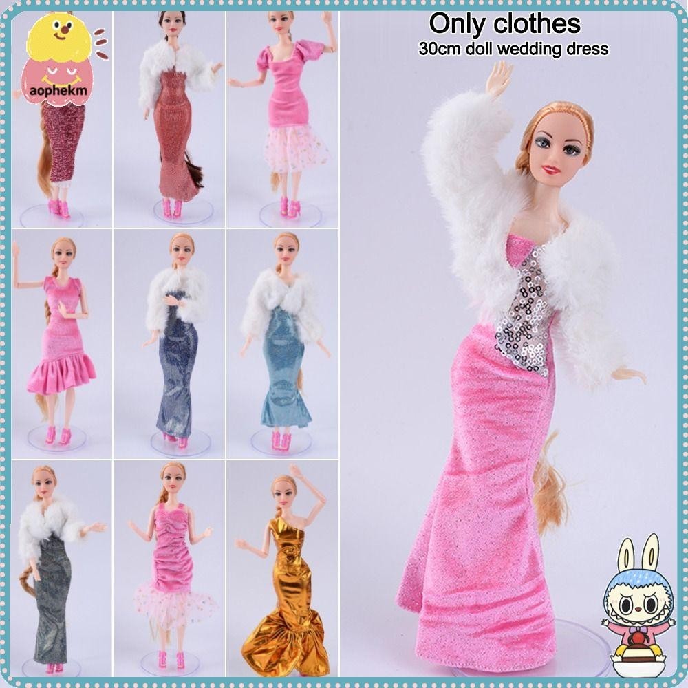AOPHEKM Doll Clothes, Mini DIY Clothes Dress Clothes, High Quality Cute ...
