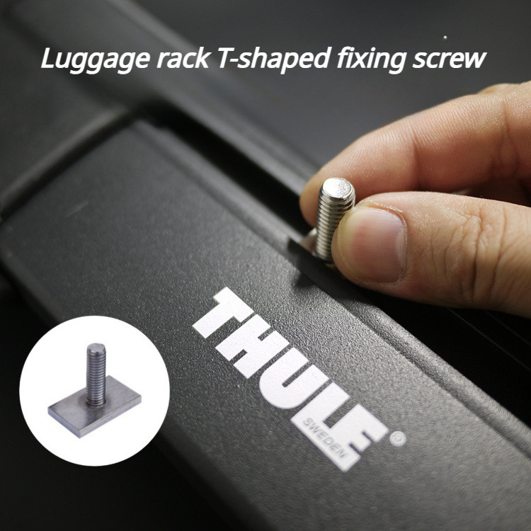 Outdoor Car Side Tent Crossbar Luggage Rack Chute T-Shaped Screw Roof ...