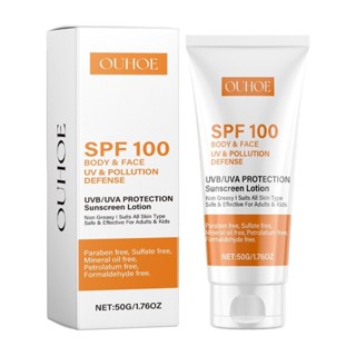 Suns Cream For Face UV Proof SPF 100 Sun Block Lotion Summer Sunblock For Long-Lasting Outdoor ...