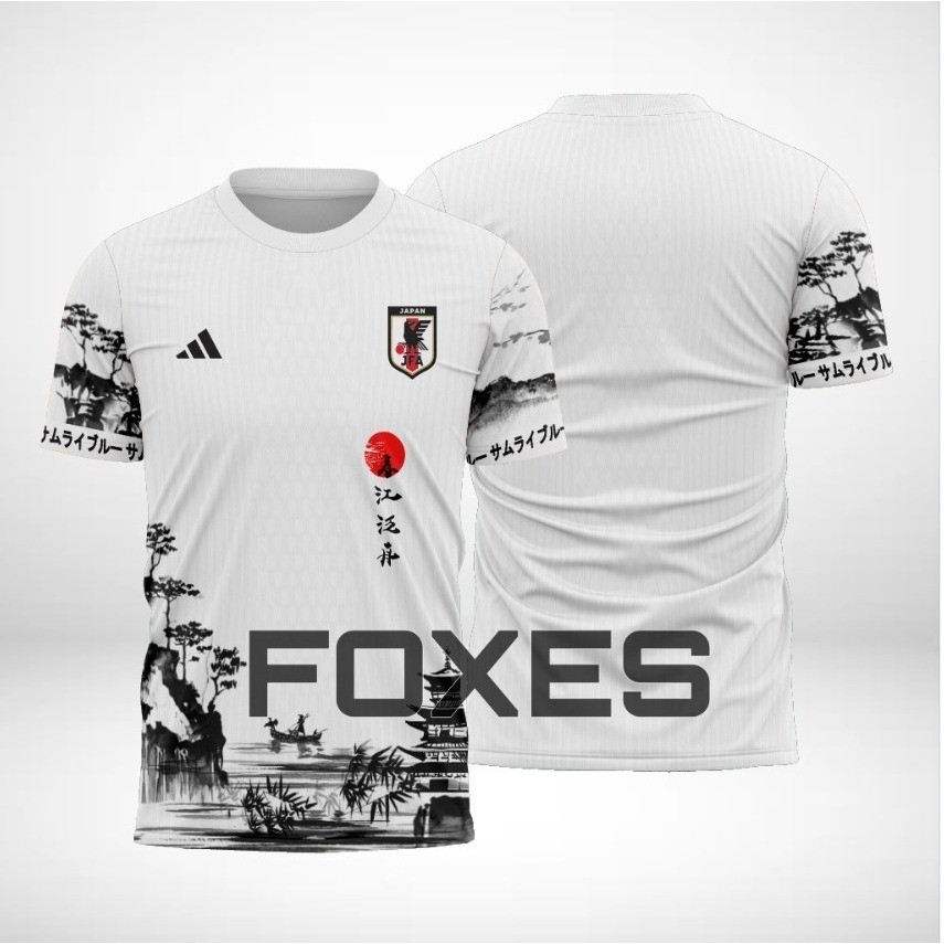 Japan Samurai Blue Concept 2024 Jersey Printed Dri-fit Football Jersey ...