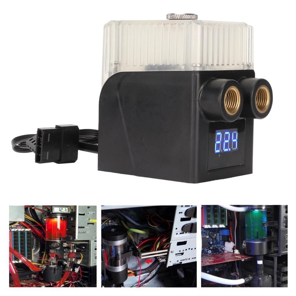 Ssrroo Intergrated Computer Water Cooling Pump Tank 12V 4pin Connector ...