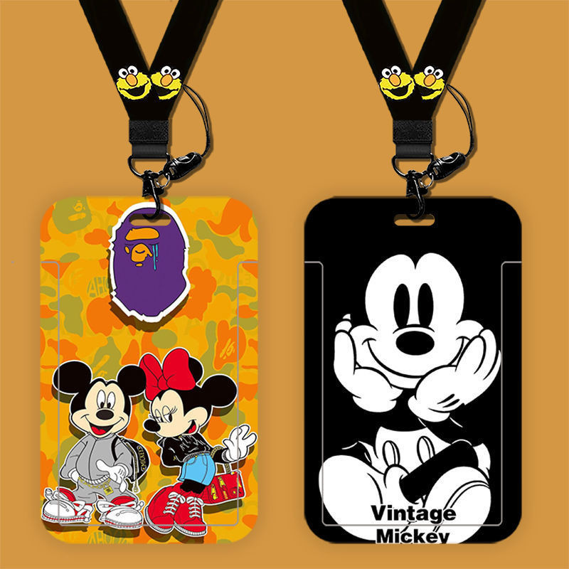 Disney Mickey Mouse Children's Name Tag Bus Card Subway Access Control ...
