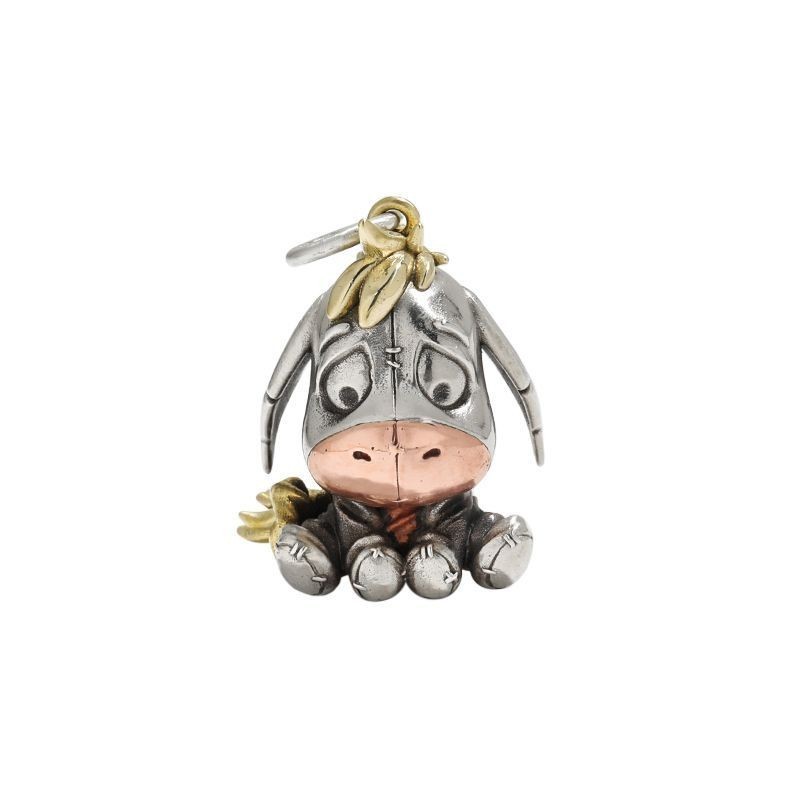 Original Eeyore Donkey Pendant Cute 925 Silver Retro Donkey Couple ...
