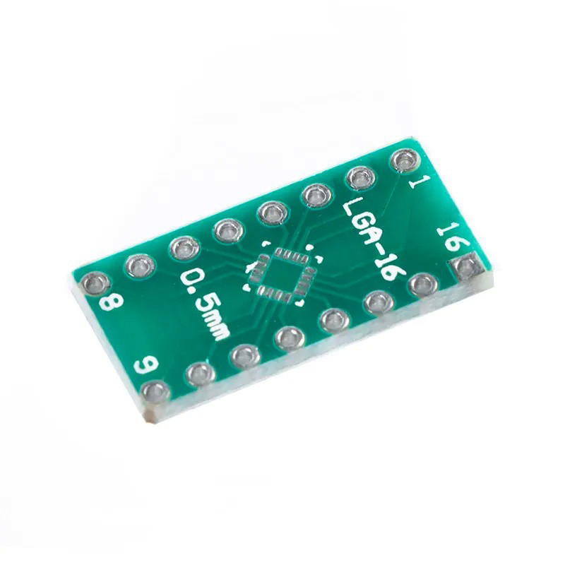 10pcs LGA16 QFN16 Transfer Board Adapter PCB Pinboard SMD to DIP16 DIP ...