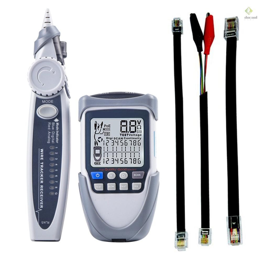 Handheld Portable Network Cable Tester LCD Large Screen Display Digital ...