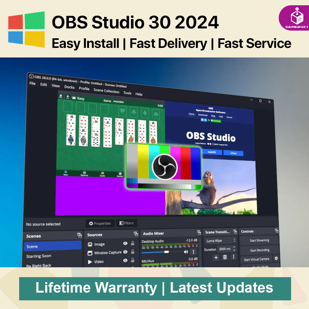 [PC] OBS Studio 30 2024 [EASY INSTALL | LIFETIME PREMIUM | FAST ...