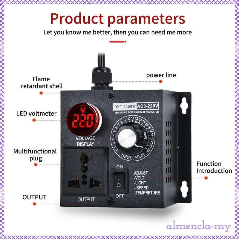 [AlmenclaMY] Variable Speed Controller Variable Controller Simple Motor ...