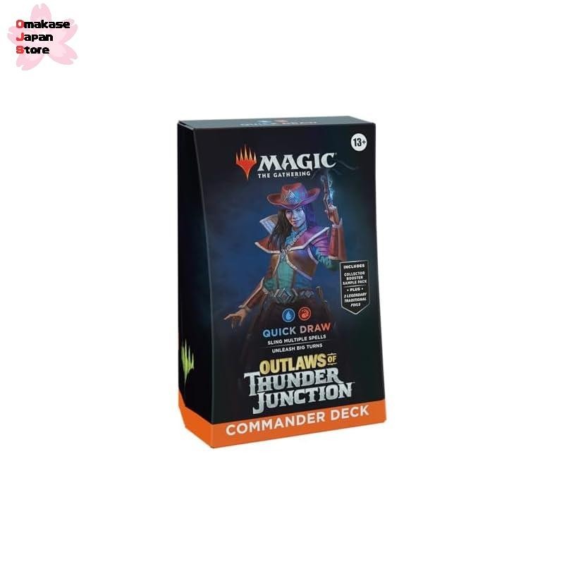 Magic: The Gathering Thunder Junction Outlaw Commander Deck "Quick Draw" English Version MTG ...