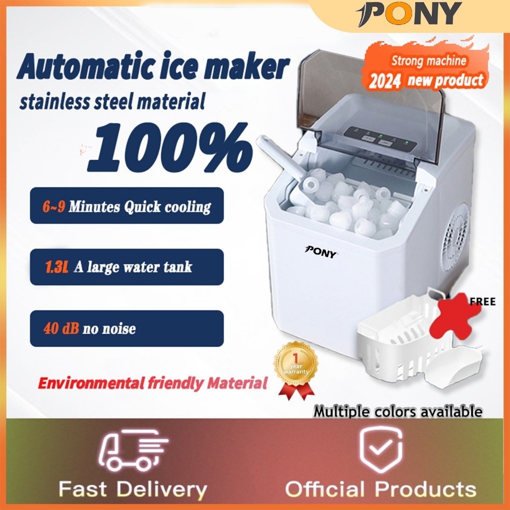 Ice Maker Machine Mesin Ais Batu Ice Cube Maker Making Ais Ice Making ...