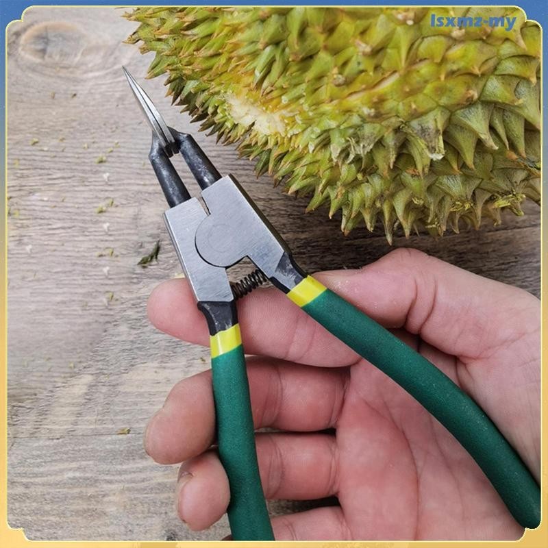[LsxmzMY] Fruit Durian Shell Opener Clip Save Labors Sheller Clamp Iron ...