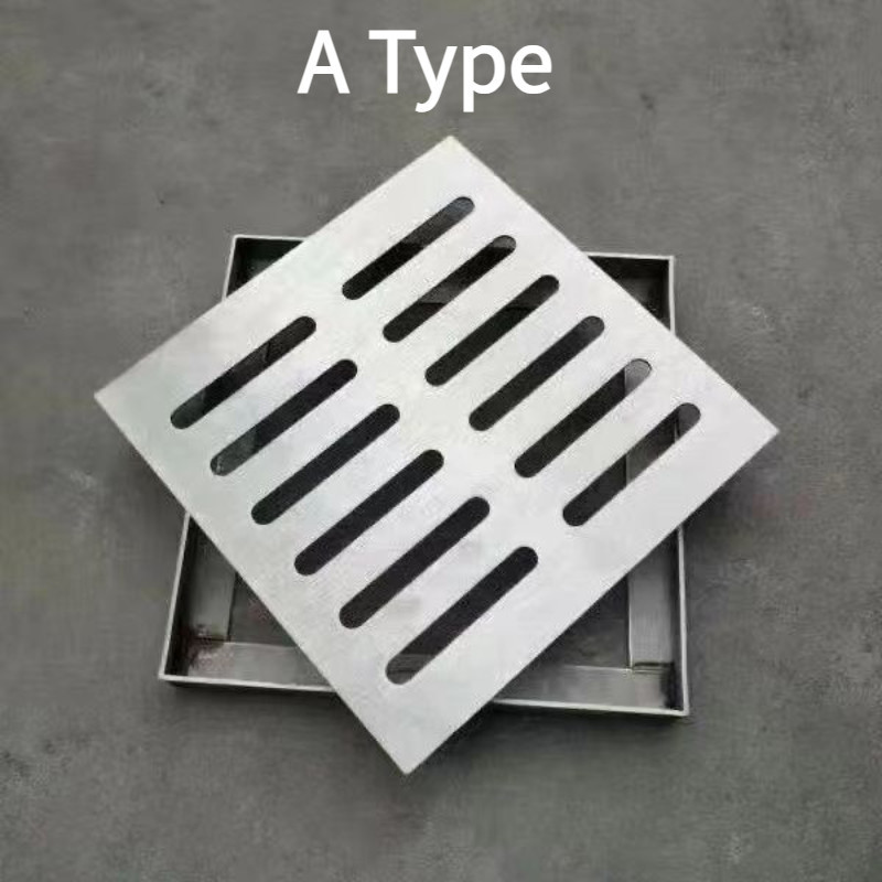 304 Stainless Steel Cover Rain Grate Sewer Drainage Grate Cover ...