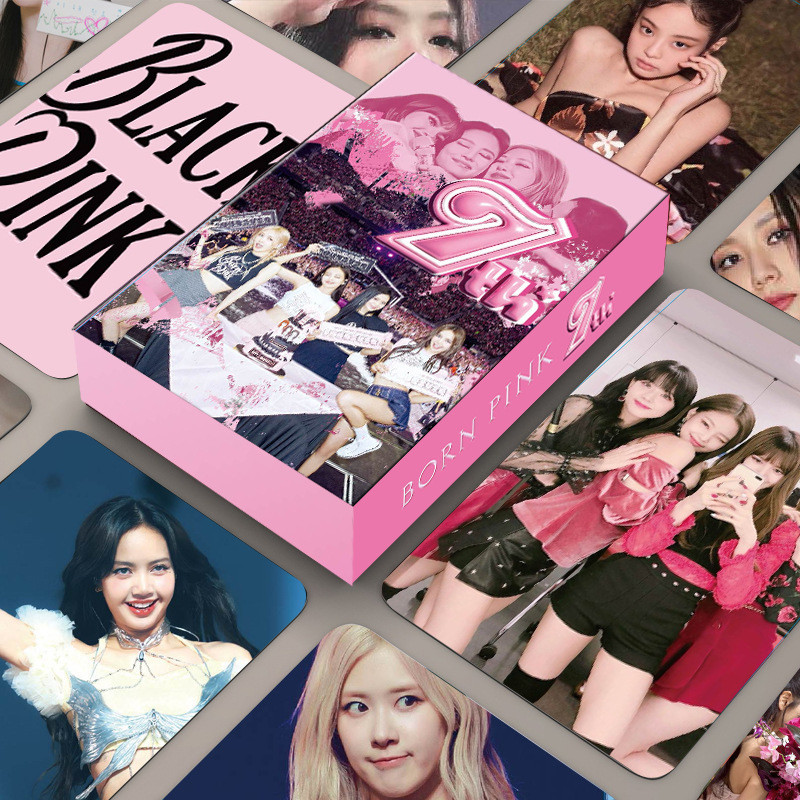 Blackpink 55Pcs/Box Photocards BORN PINK World Tou Album LOMO Card ...