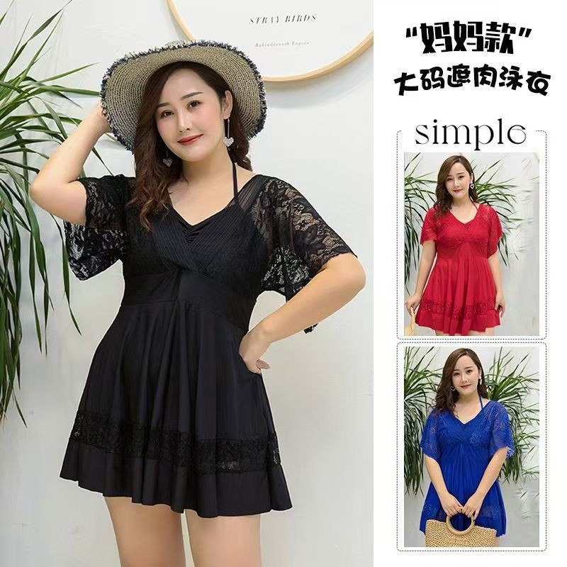 Extra large swimsuit for women weighing 200 pounds, with a conservative ...