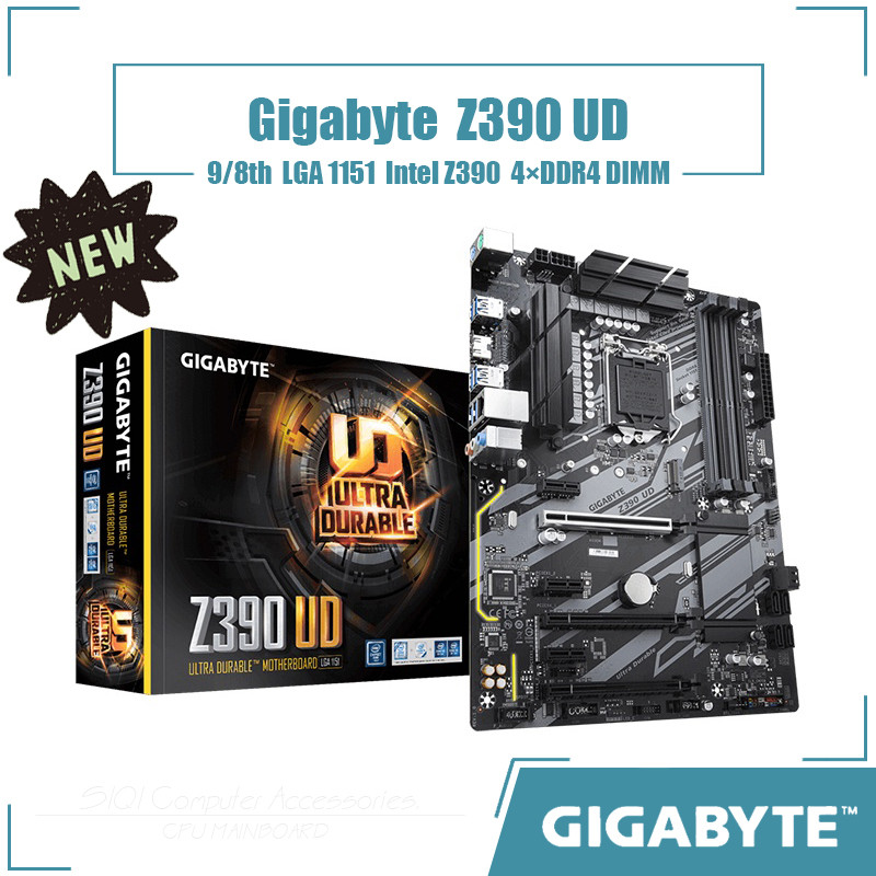 [NEW] Gigabyte Z390 UD Motherboard 4xDDR4 DIMM LGA 1151 Intel Z390 ...