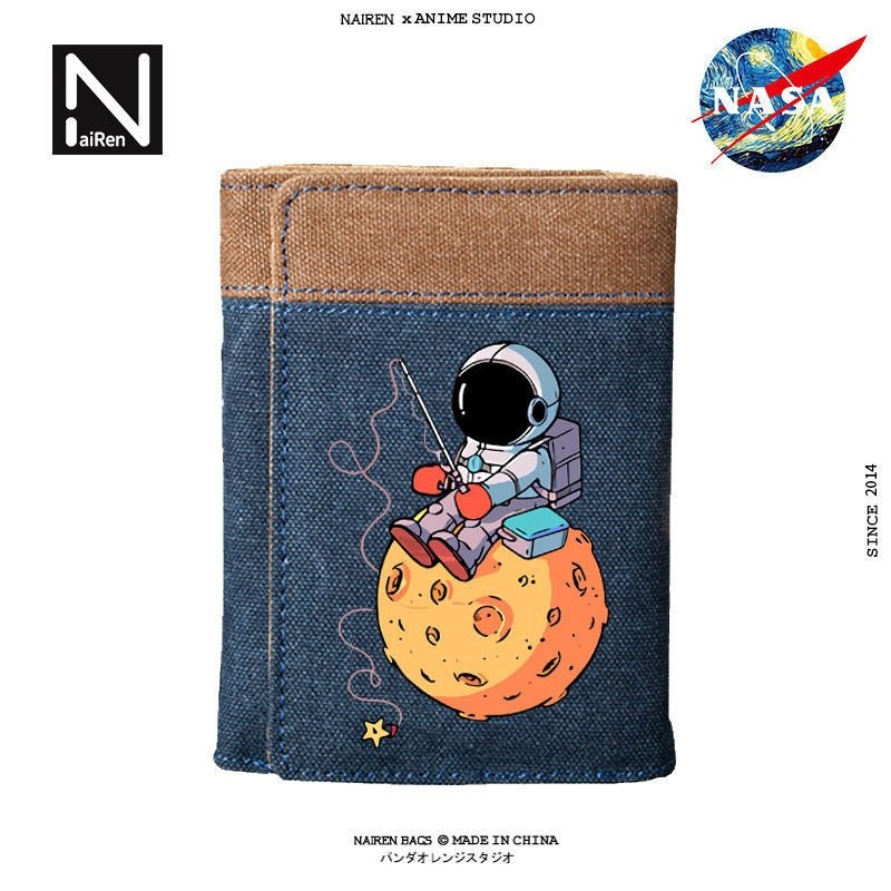 [90% Praise Rate] NASA Co-Branded Men's Short One-Piece Three-Fold ...