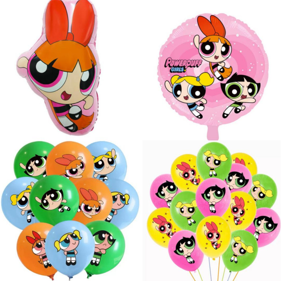 Powerpuff Girls Balloons Birthday Party Party Set Decoration 40cm ...