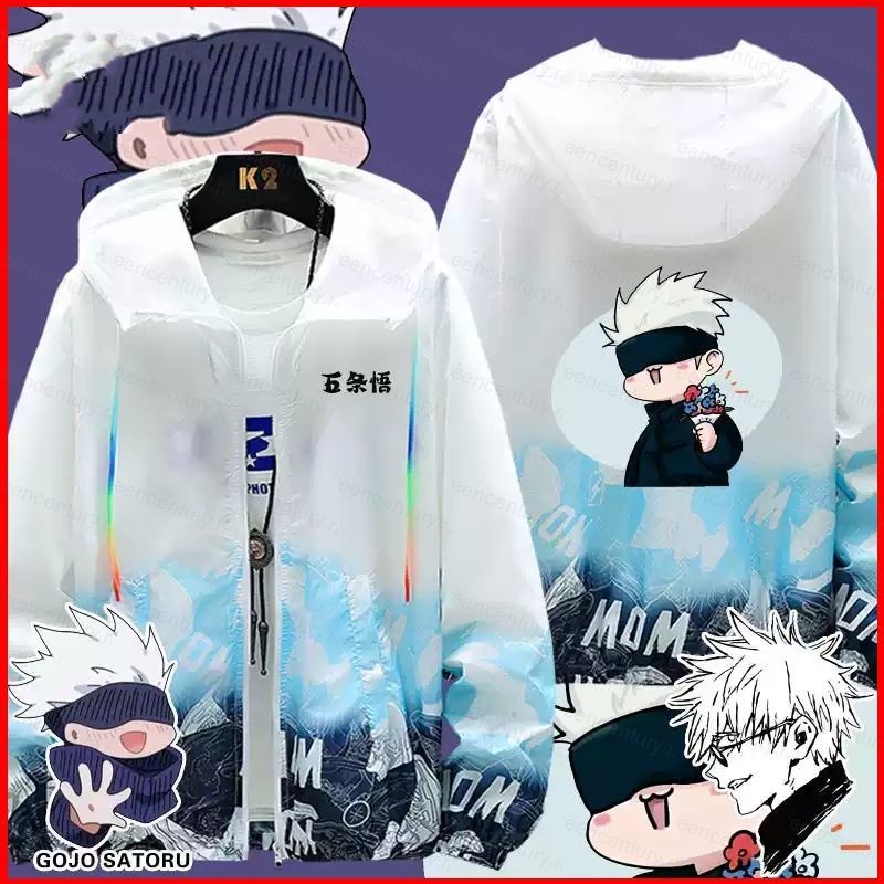 YS Jujutsu Kaisen Satoru Gojo summer hooded sun protection coat UPF 50 ...