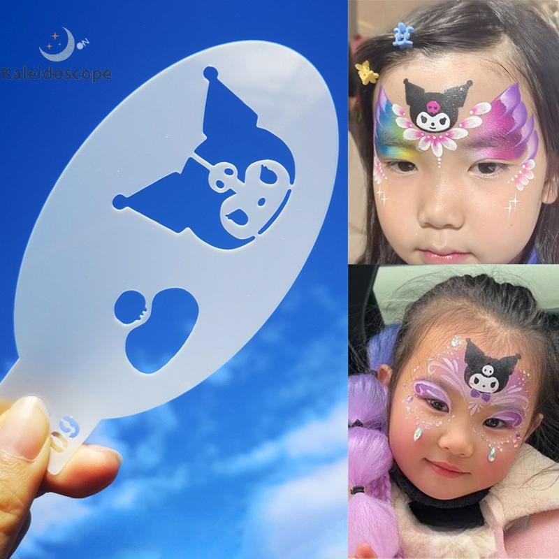 Kaleidoscope Sanrio Coulomi Cartoon Pattern Face Stencils Body Paint ...