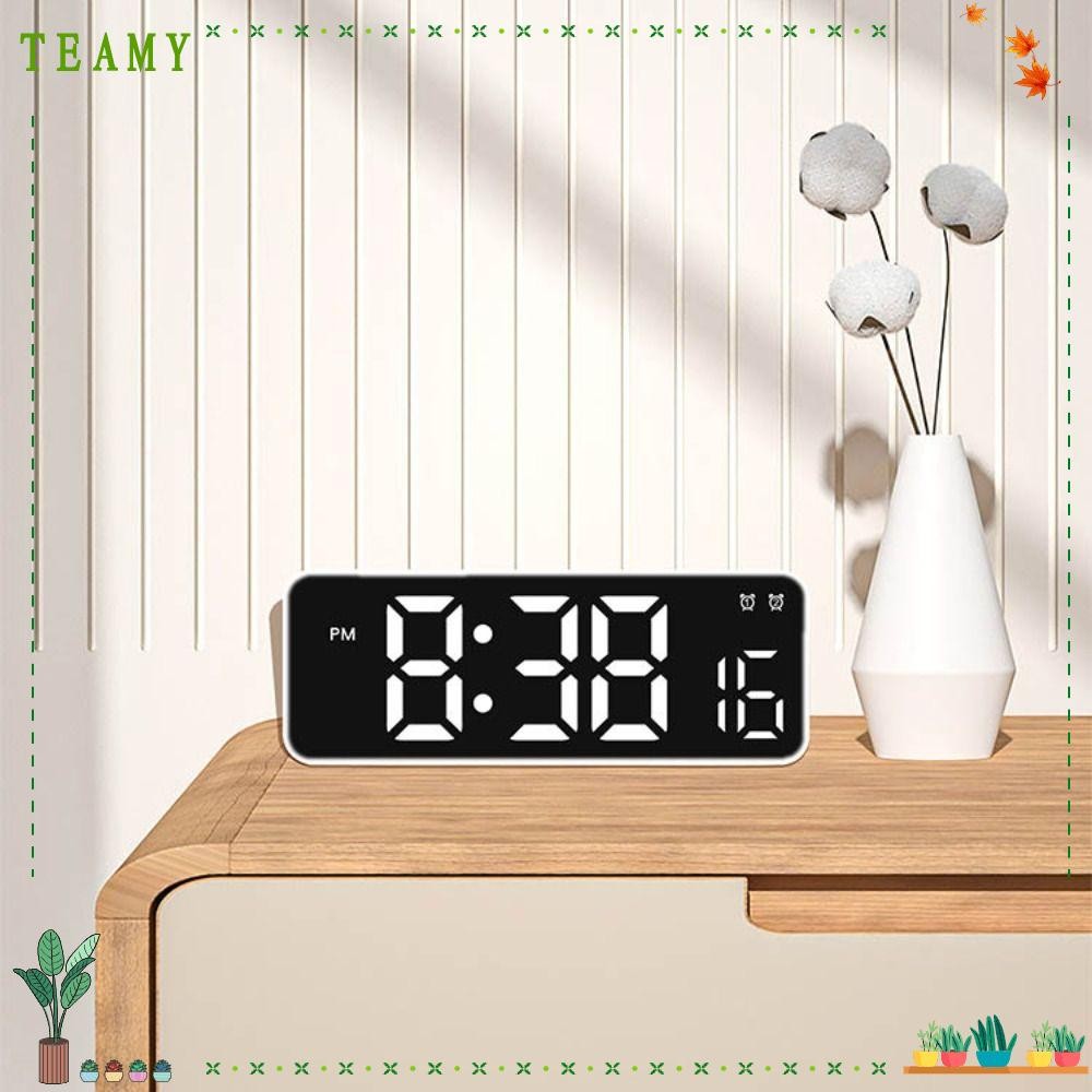 TEAMY Digital LED Clocks, Date Multi-functional Electronic Wall Clock ...