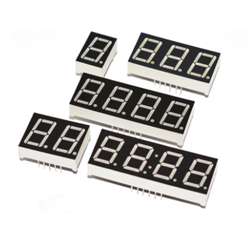 5pcs/lot 0.56inch LED display 7 Segment 1 Bit/2 Bit/3 Bit/4 Bit Digit ...