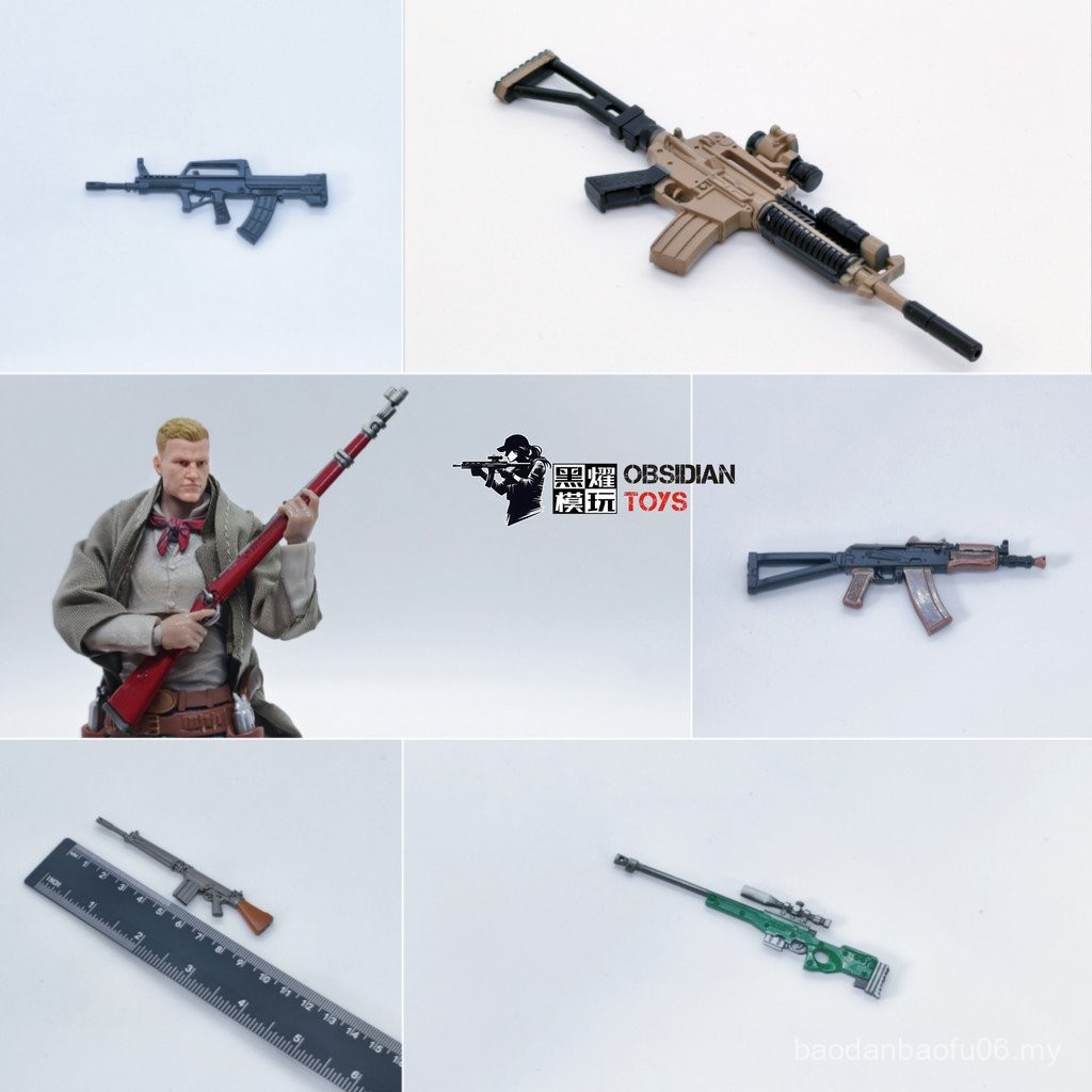 Doll Weapon M4A1 Model 1/12 Soldier Accessories figma Mini AKM ...
