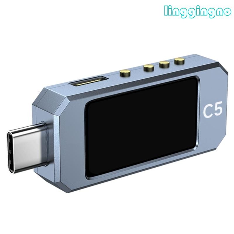 RR MultiFunction USB Type C Power Meter Tester Digital Multimeter DC48V ...
