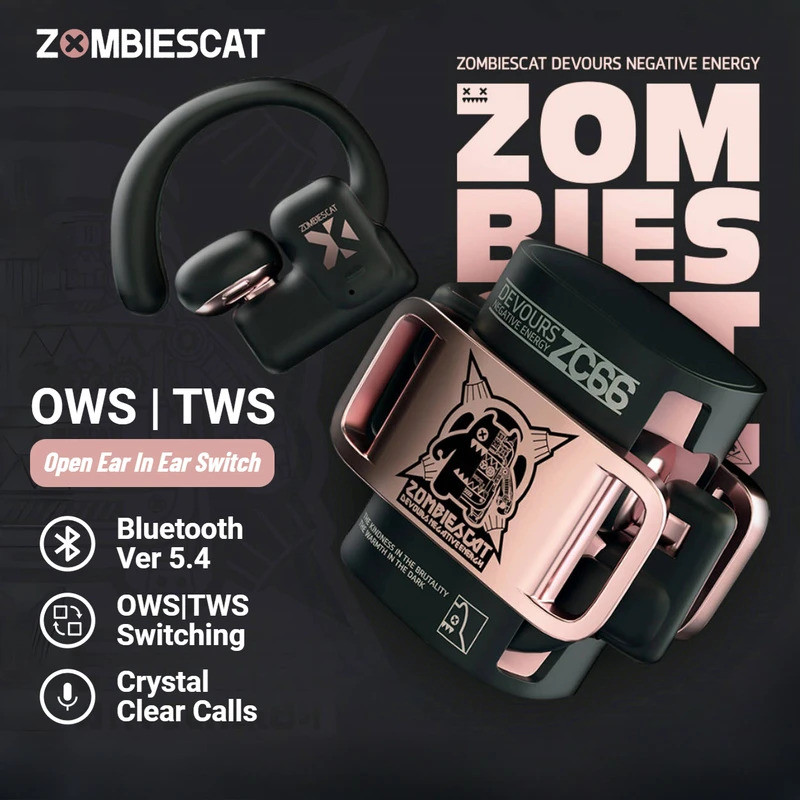 Zombiescat B9 OWS TWS Wireless Earphones Open Ear/In Ear Dual ...