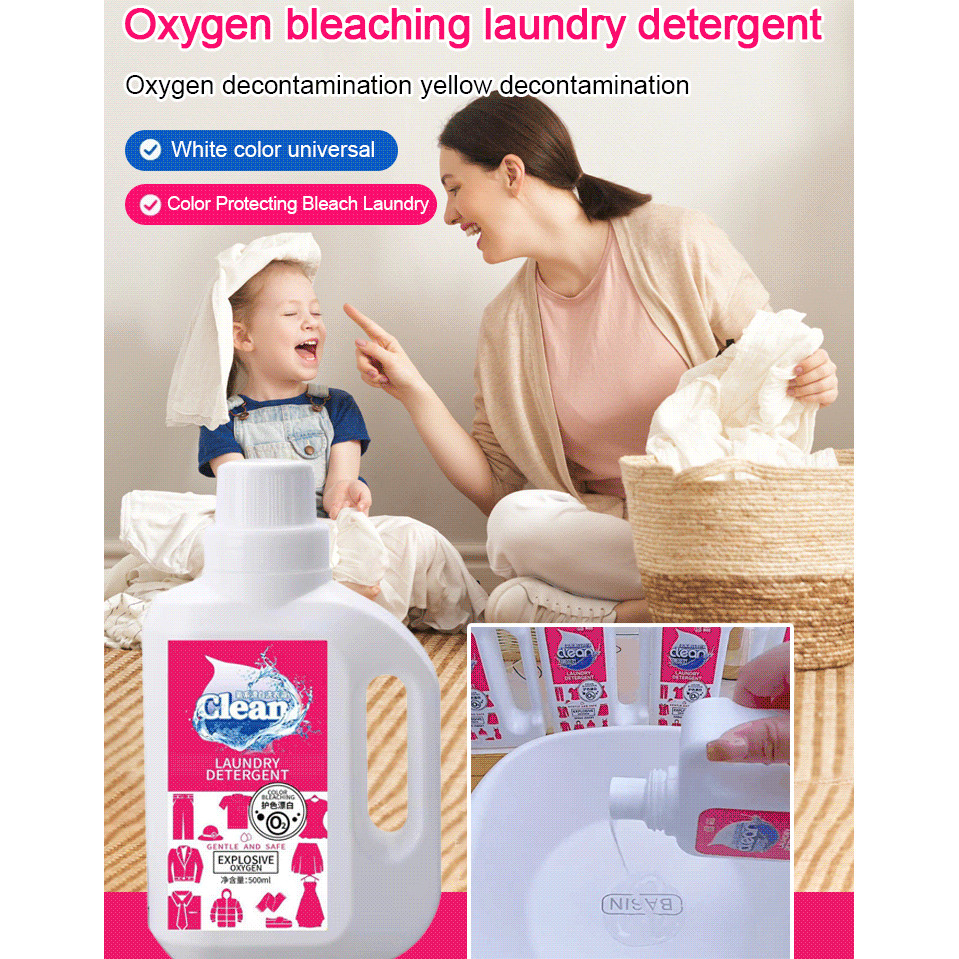 Bleach laundry detergent laundry detergent Color bleach Auxiliary ...