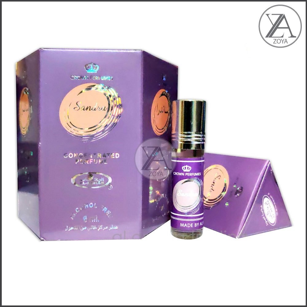 SANDRA Al Rehab 6ml x 6pcs Original Attar Perfume Unisex Pati Miyak ...