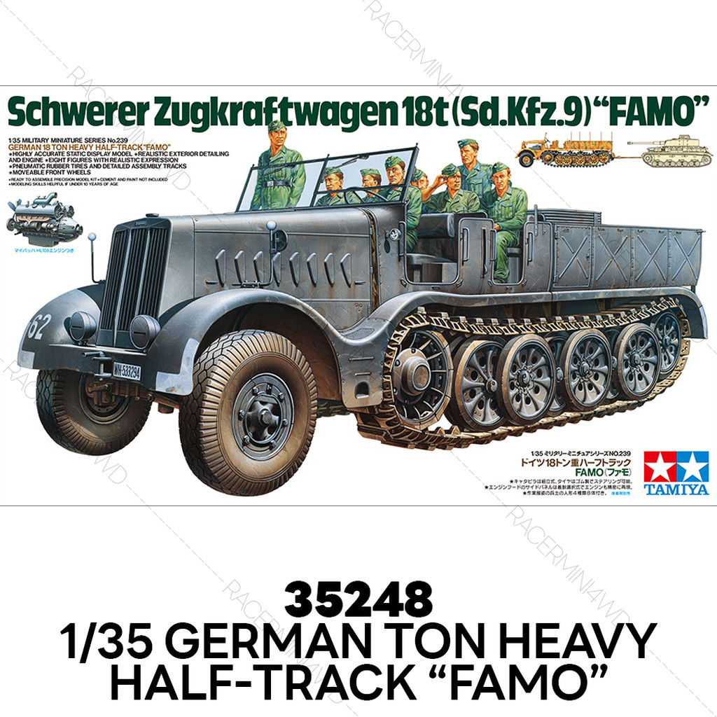TAMIYA 1/35 German 18 Ton Heavy Half-Track "FAMO" 35239 | Shopee Malaysia