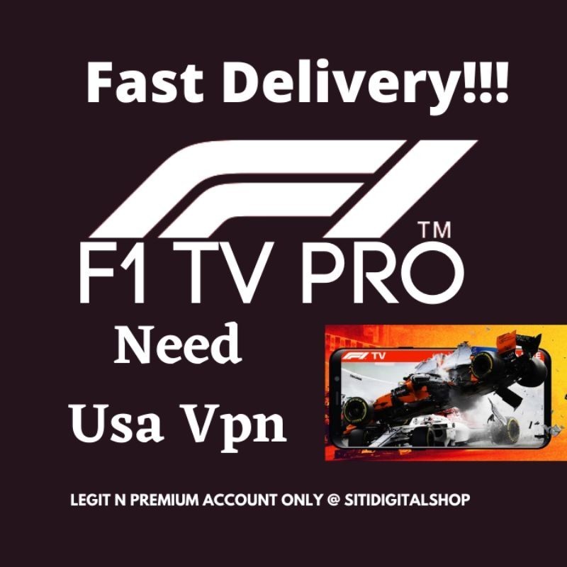 F1 Tv Pro (Need Vpn) Auto Renewal Account With Warranty | Shopee Malaysia
