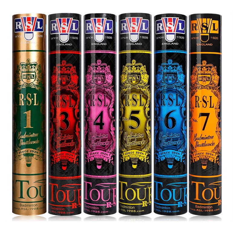 Badminton Shuttlecocks Rsl RSL Series Badminton 12 Packs of Feathers ...