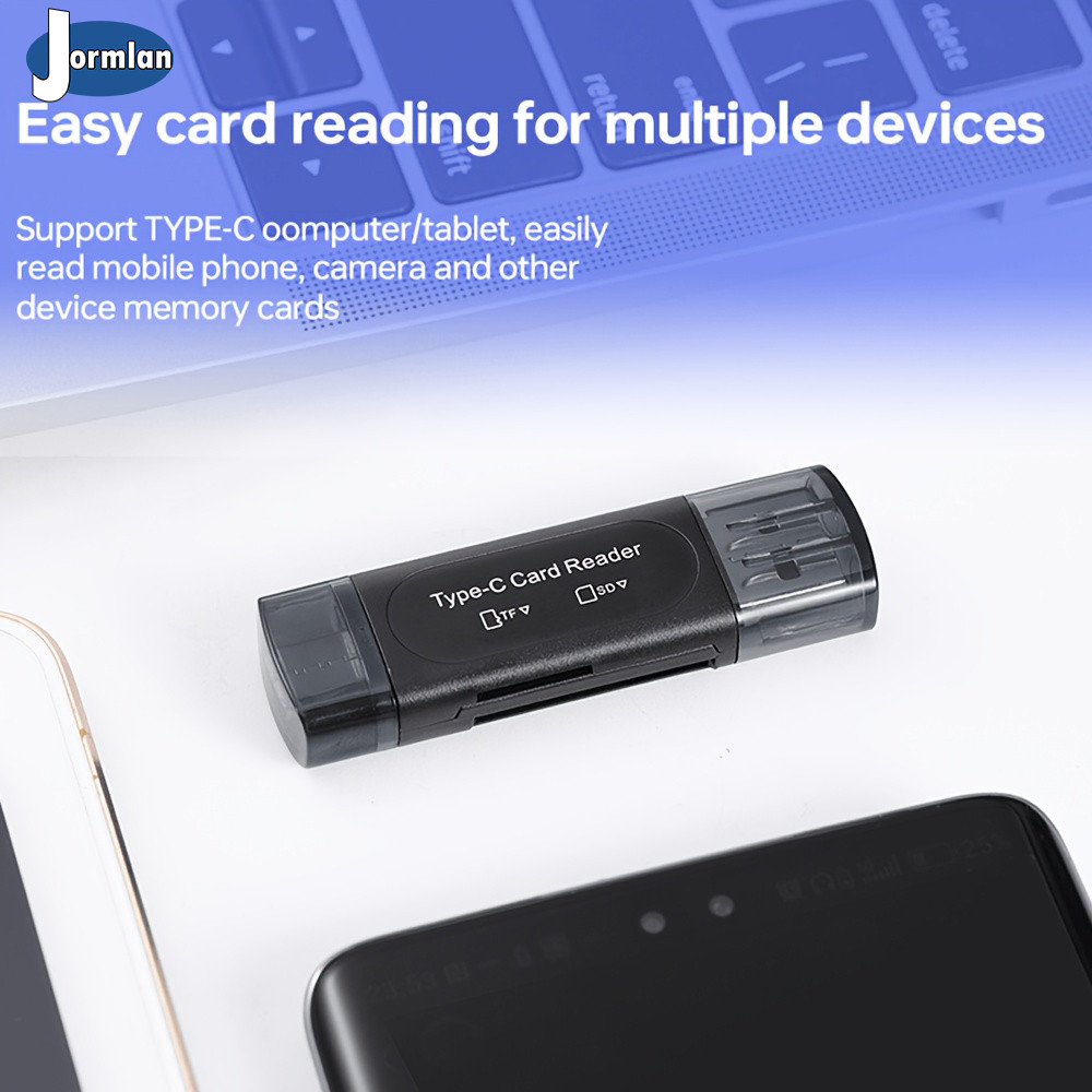 Multi-Function 2-in-1 OTG Card Reader USB Type-C &USB-A Connectors ...