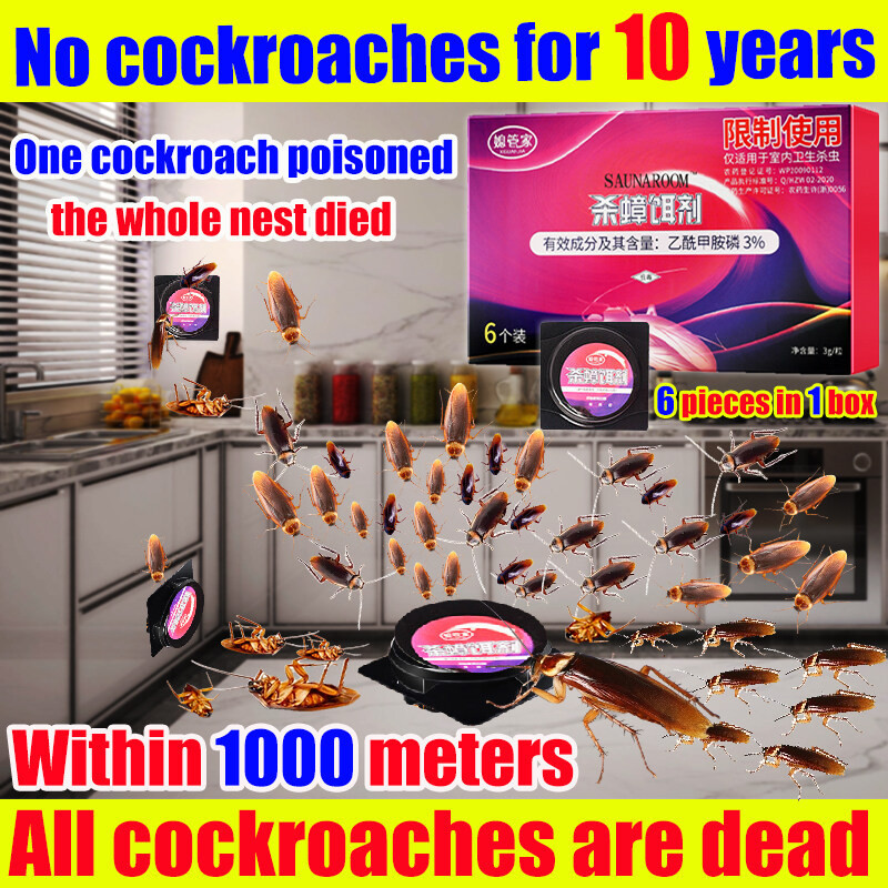 1 Box/6 Pieces No Cockroaches Within 1000 Meters Cockroaches Trap ...