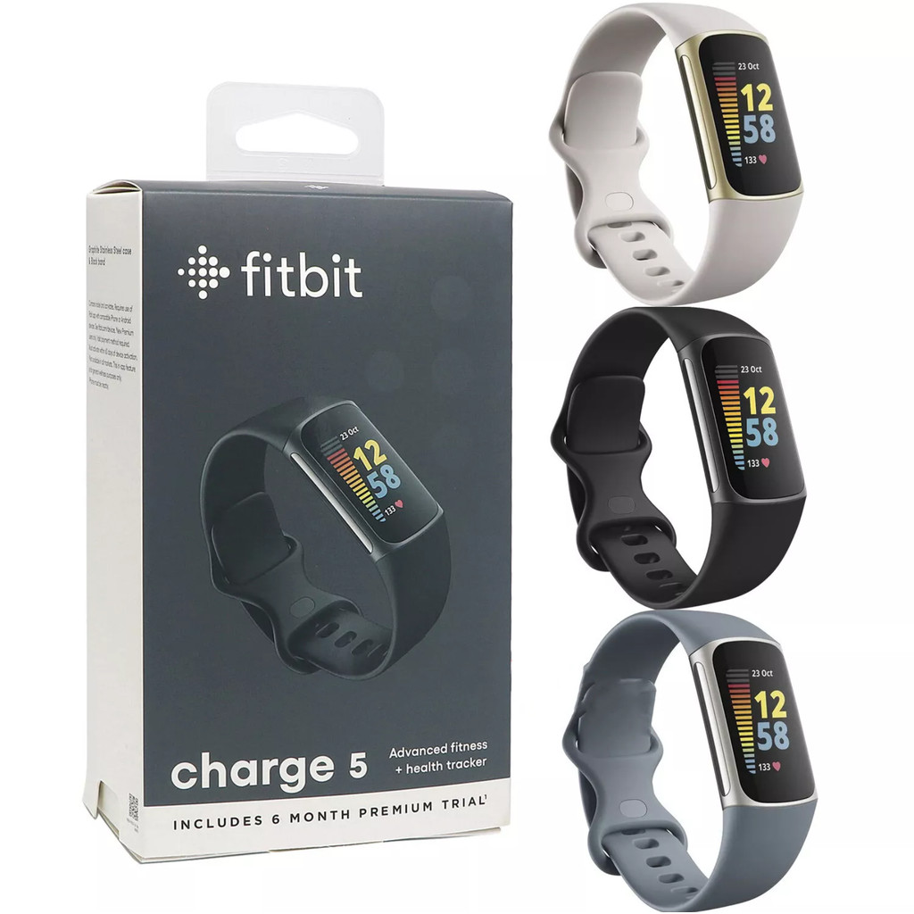 Fitbit Charge 5 Smartwatch Fitness Sport Tracker Health Heart Rate ...