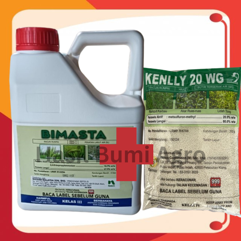 4L BIMASTA + 250G KENLLY 20WG (1 SET PACKAGE) RACUN RUMPUT KEMATIAN ...