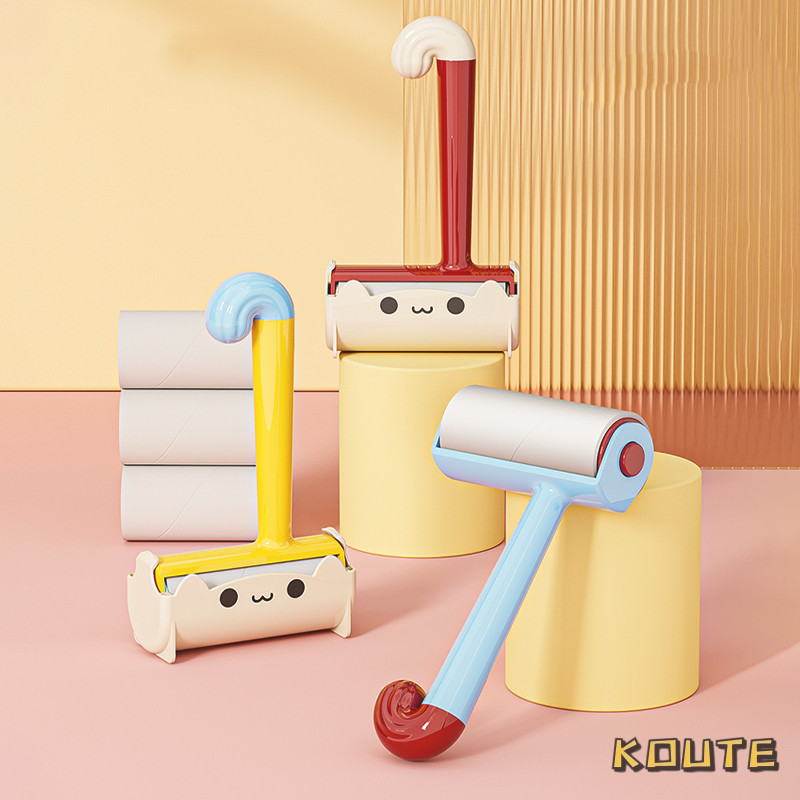 Cat Hair Sticker Roller Household Tearable Clothes Cat Hair Cleaning ...