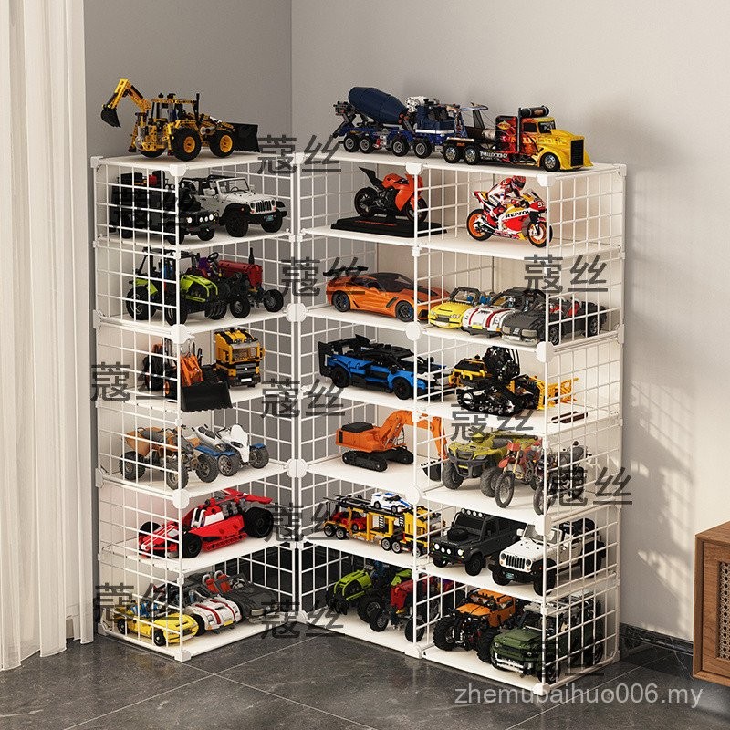 Toy Storage Rack Children's Car Toy Storage Cabinet Put Lego Display ...